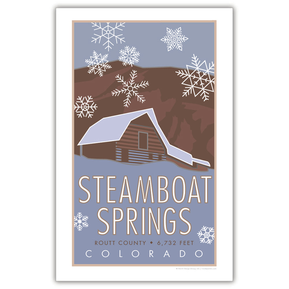 Steamboat Springs Poster – Moose Mountain Trading Co.