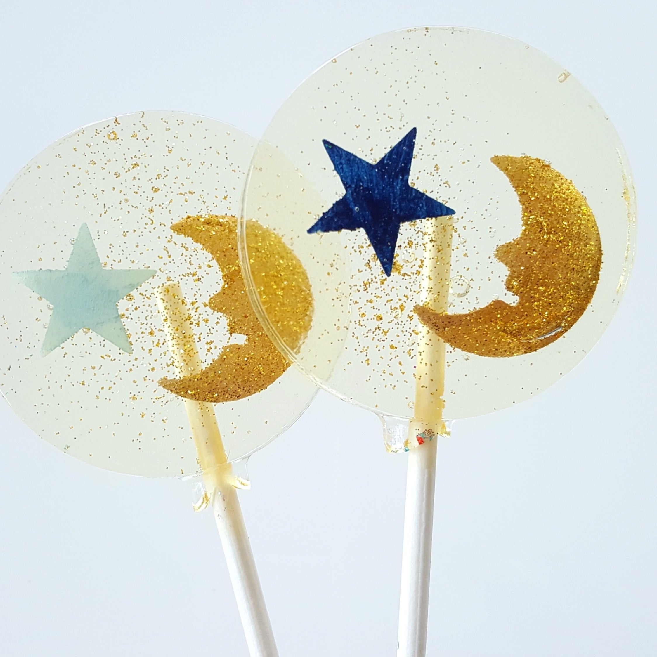 Marshmallow Moon & Star Lollipop – Moose Mountain Trading Co.